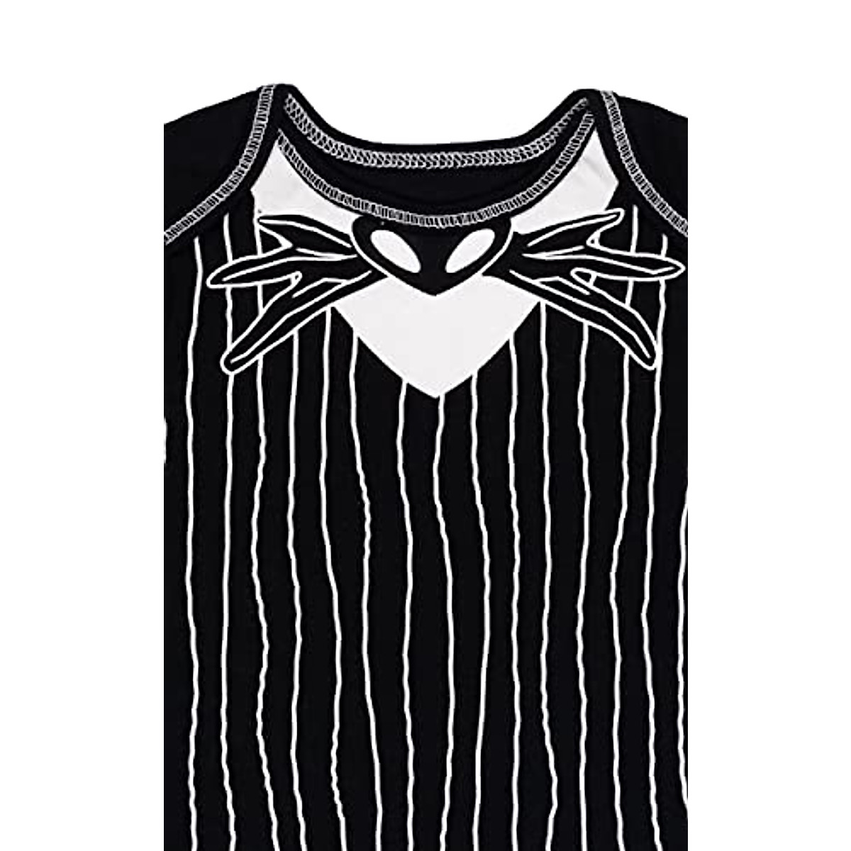 Disney Nightmare Before Christmas Jack Skellington Newborn Baby Boys Cosplay Bodysuit and Hat Newborn