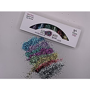 Unicorn Sparkle Association Chunky Biodegradable Eco Glitter for Crafts, Art, Makeup--Great for Kids and Fair Trade Too!