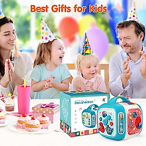 OCATO Baby Toys 12-18 Months Baby Activity Cube Infant Toys Gifts for 1 2 3 Year Old Boys Girls Kids Toddlers Learning Educational Toys All in One Baby Musical Toys for Toddlers 1-3 Birthday Gifts