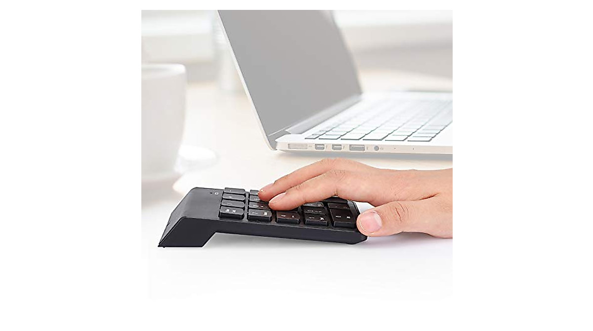 Mini Wireless Numeric Keypad - Silent & Stylish