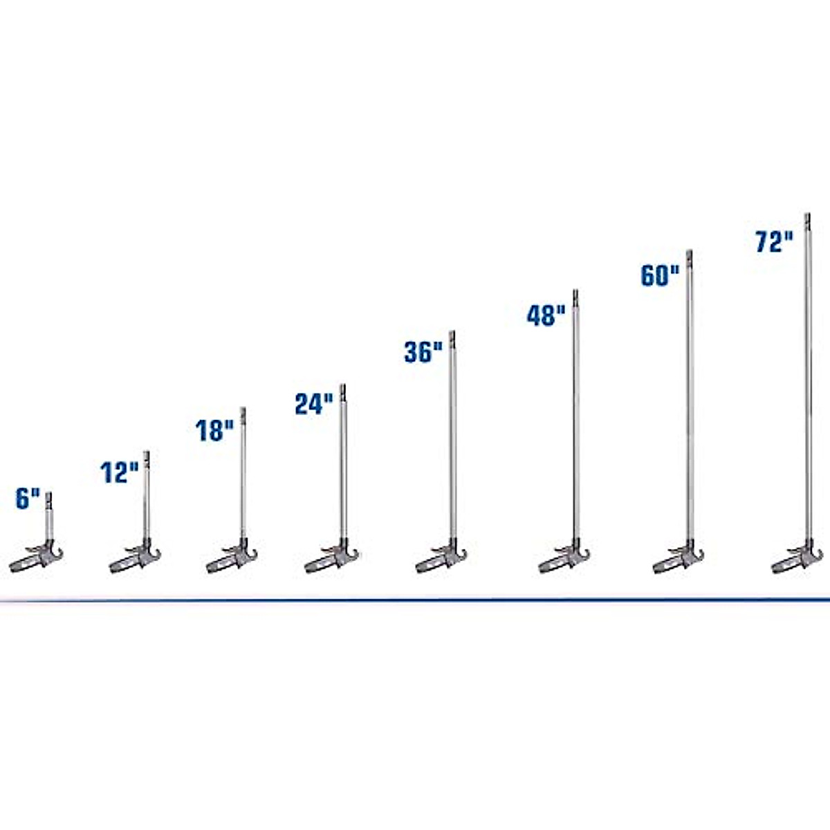 Guardair Long John 75LJ036AA Safety Air Blow Gun OSHA Compliant Alloy Nozzle with 36-Inch Aluminum Extension