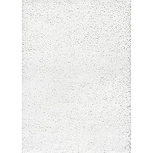 nuLOOM Marleen Contemporary Shag Area Rug, 5x8, Off White