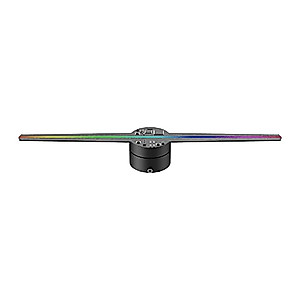 3D Holographic Fan，384LED 16.5inch Diameter 3D Animated Holographic Projection Fan，3D Holographic Display Air Fan Video Projector is Best for Business Store Shop Holiday Events Display