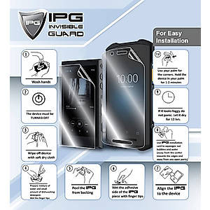 IPG Compatible with Zebra WT6300 Handheld Computer Screen Protector 6 UNITS Invisible Guard Free Lifetime Replacement HD Clear Bubble Free screen protection for WT6300