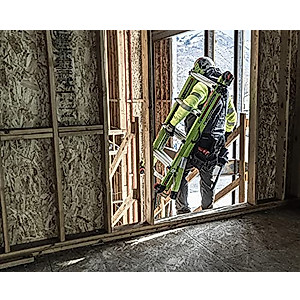 Little Giant Ladder Systems Conquest 2.0 All-Terrain, M17, 17ft, Multi-Position Ladder with Adjustable Outriggers, Fiberglass, Type 1A, 300 lbs Weight Rating, (17107-001)