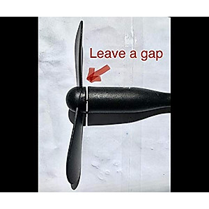 FINENIC Mini USB Fan.Personal Portable Pocket Fan.Mini fan For mini humidifier/Power Bank/Library/Cinema/Office/Outdoor Traveling/Camping/Fishing【4 PACK 】 Black