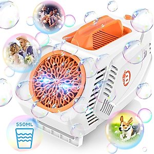 Bubble Machine,20000+ Bubbles Per Minute Bubble Machine for Kids and Toddlers,550ML Large Capacity Bubble Blower,Bubble Maker Machine for Parties Wedding Birthday-Indoor & Outdoor