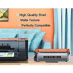 Juyudow Compatible TN-660 Toner Cartridge Replacement for Brother TN660 TN630 TN-630 High Yield for HL-L2300D HL-L2380DW HL-L2320D DCP-L2540DW MFC-L2700DW MFC-L2685DW Printer (2 Packs, Black)