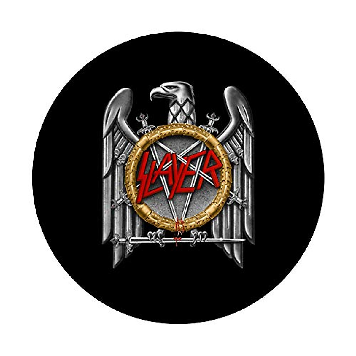 Slayer - Silver Eagle PopSockets PopGrip: Swappable Grip for Phones & Tablets