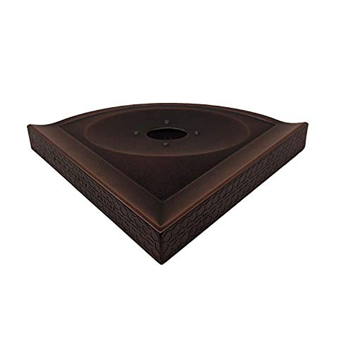 Questech Décor 8 Inch Corner Shower Shelf and 5 Inch Shower Caddy Soap Dish, Metro Flatback Wall Mounted Bathroom Shower Organizer, Oil Rubbed Bronze Finish