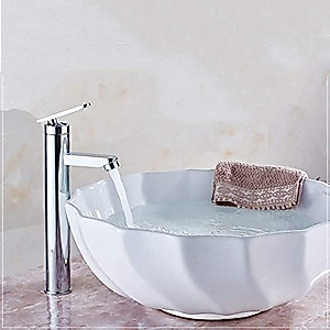 KNKQZXVDF -Taps,29Cm Stainless Steel Elevated Platform Faucet Bathroom Hot and Cold Basin Water Tap Modern Creative Home Kitchen Basin Faucets Bathtub Bath Mixer Tap