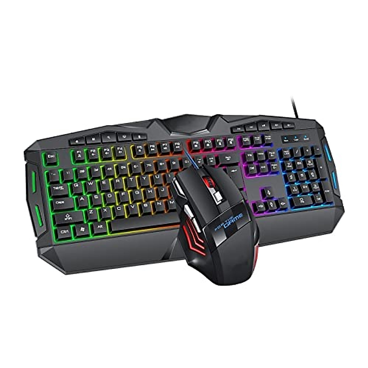 Computers & Accessories Gaming Keyboard Mouse Multimedia Office Mechanical Large Keyboard and Mouse Set Boards