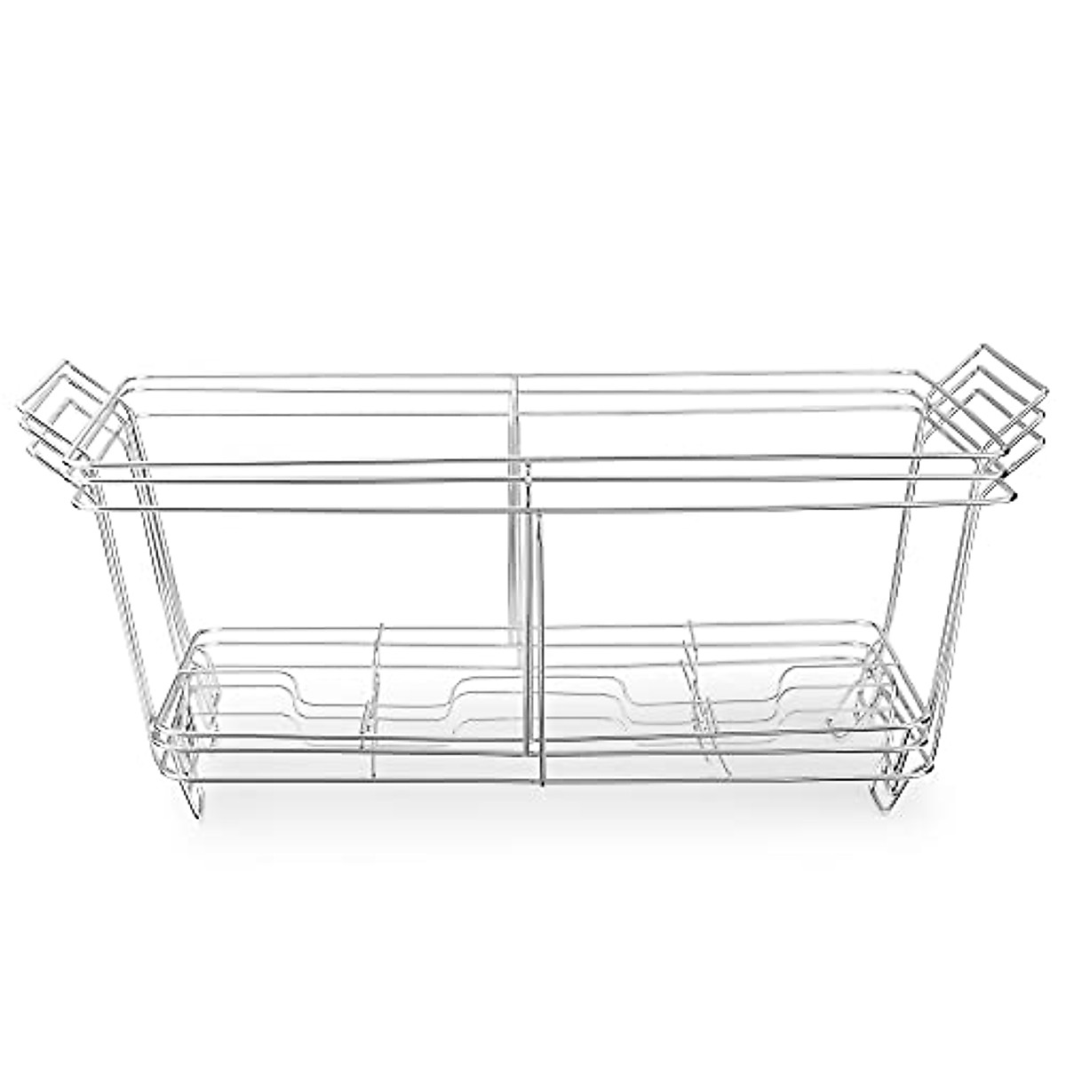 Disposable Chafing Dish Buffet Set Food Warming Trays - Buffet Set Trays Food Warmers for Parties & Events - Replacement Chafing Dishes for Catering (3 Wire Racks)