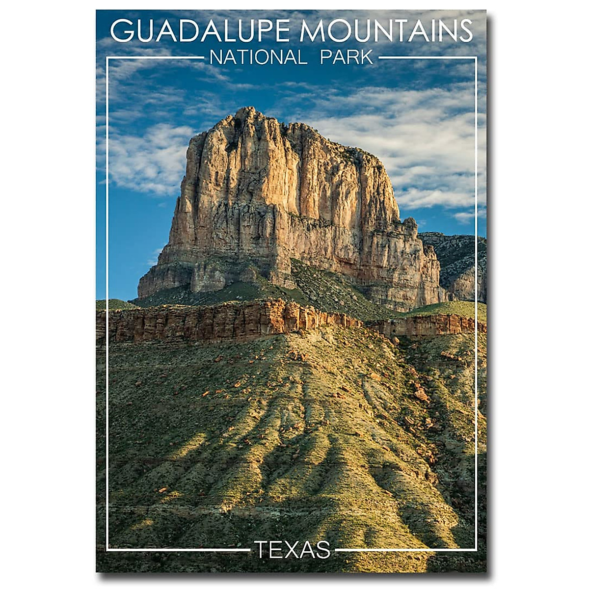 Guadalupe Mountains National Park, Texas Fridge Magnet Size 2.5" x 3.5"
