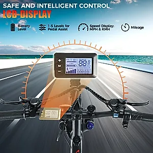 ANCHEER 500W Electric Bike for Adults 27.5'' Electric Mountain Bike/Ebike for Adults, 3 Hours Fast Charge, 50 Miles Ebike with 48v 10.4Ah Removable Battery, 21/24 Speed Gears