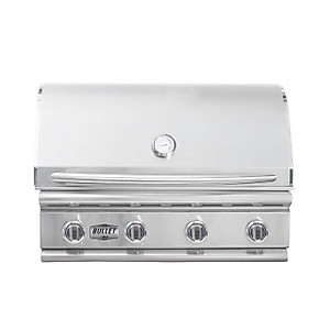 Bullet by Bull Outdoor Products 48109 Bronco Bullet by Bull 4 Burner Grill Natural Gas, Stainless Steel