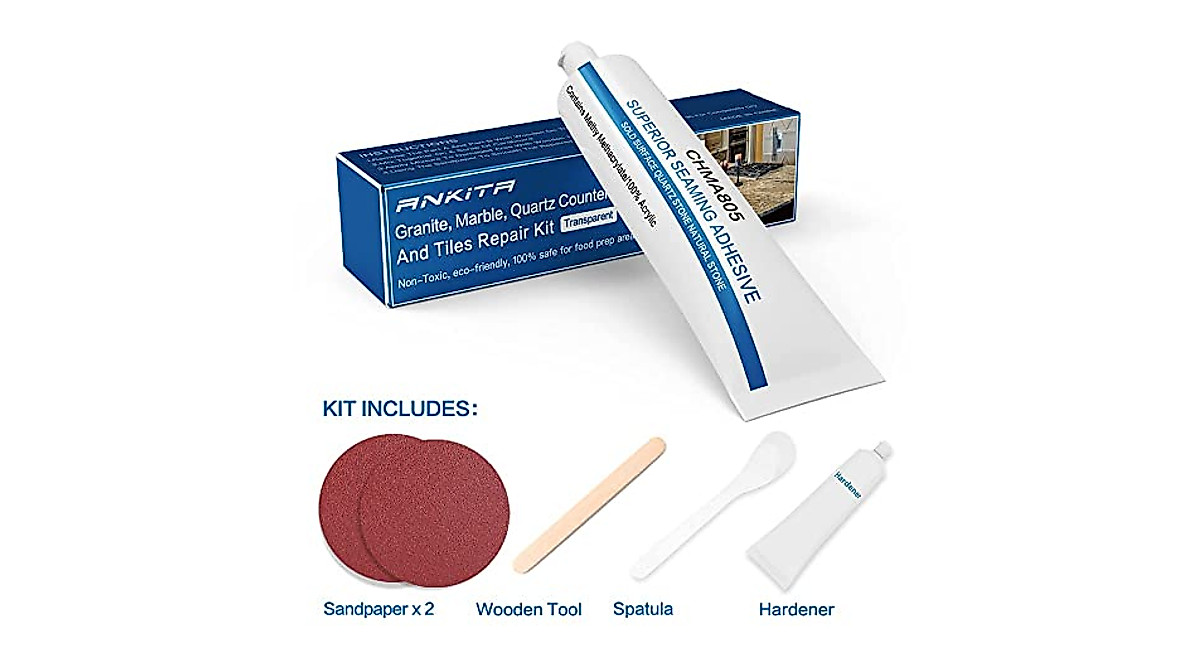 Quartz Countertop Repair Kit - Perfect Granite & Marble Fix