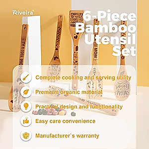 Riveira Mothers Day Gifts For Mom From Daughter - Mom Gifts For Mothers Day - Mother's Day Gift Ideas - Cool Mothers Day Gifts For Moms Who Have Everything - Mother Day Wooden Spoons For Cooking