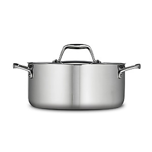 Tramontina Covered Dutch Oven Stainless Steel 5-Quart, 80116/025DS