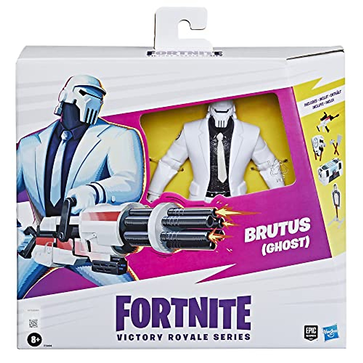 FORTNITE Victory Royale Series Brutus (Ghost) Deluxe Pack Collectible Action Figure with Accessories - Ages 8 and Up, 6-inch
