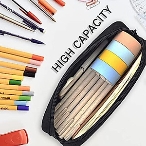 Jizokacw Stylish Boys Girls Japanese Game Printed Pen Pouch for Game Lover Pencil Case Pen Container for Teens Adults