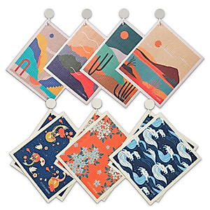 MAISONOVO Dishcloth Abiquiu x 4 with Kyoto x 6