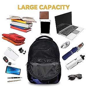 COOPASIA Cat Backpack for Girls Boys, 16 Inch Cat Theme Bookbag with Adjustable Straps, Durable, Lightweight, School Bag with Large Capacity