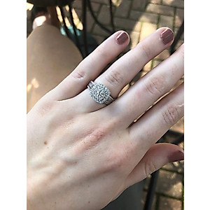 Molioaki 1 Carat (ctw) moissanite engagement rings for women 10K gold moissanite rings personalized rings -YY