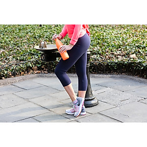 No nonsense womens Cotton Capri leggings pants, Black, Medium US