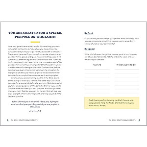 52-Week Devotional for Boys: Prayers for Growth and Inspiration