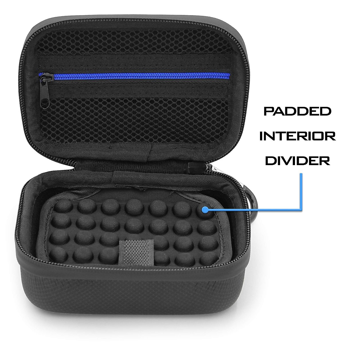 CASEMATIX Retro Handheld Game Console Case Compatible with HigoKids QS4 Portable Retro Video Game Player, Mademax RS-1 Gaming Console, E-MODS Arcade Pocket Player and More Up to 4.75", Black Case Only