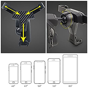 ITrims Car Phone Holder for Ford F-150 F150 2015-2020, Car Air Vent Cell Phone Holder Cradles Mount Compatible for iPhone 11 pro/11 pro max/XS/XR/X/8/7, Galaxy, Moto and Most Smartphones