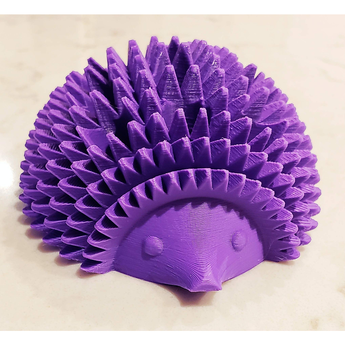 Schaller Industries Test Tube Rack – Vertical Storage Tube Organizer for 13mm - Test Tube Holder Rack and Vial Holder – Glass Tube Drying Rack, Fun Hedgehog Design - Holds 12 Tubes - Grape