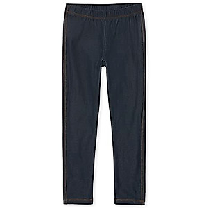 The Children's Place Big Girls' Leggings 3/4 Pant, TRUEINDIGO 0269, M (7/8)
