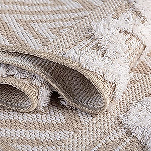 Unique Loom Sabrina Soto Casa Collection Modern Geometric Beige Runner Rug (2' 3 x 6' 0)