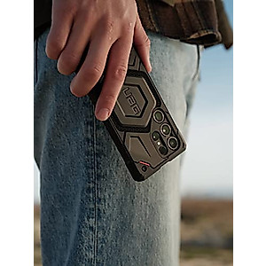 URBAN ARMOR GEAR UAG Designed for Samsung Galaxy S23 Ultra Case 6.8" Monarch Pro Kevlar Black - Premium Rugged Heavy Duty Shockproof Protective Cover Compatible with Magnetic Charging