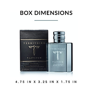Territoire Eau De Parfum, Men's Cologne (Platinum)
