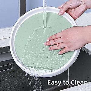 Rarapop 3 Pack Non Skid Lazy Susan Turntable Display Stand, 12-Inch Rotating Spice Rack Spinning Organizer for Cabinet, Pantry, Refrigerator, Countertop