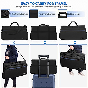 AKOZLIN Padded DJ Mixer Gig Bag Controller Travel Shoulder Bag Fits for Pioneer RX/NI Traktor Kontrol S8/DDJ SX SX2 SX3/DDJ 800/DDJ FLX6/DDJ1000 1000SRT/MC7000