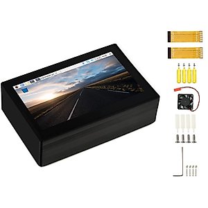 waveshare 4.3inch DSI LCD Capacitive Touch Display with Protection Case for Raspberry Pi 4 B,800×480 Resolution IPS Screen Wide Angle,MIPI DSI Interface