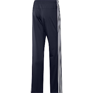 adidas Men's Essentials Warm-up Open Hem 3-stripes Tracksuit Bottoms, Legend Ink/White, X-Large/31" Inseam
