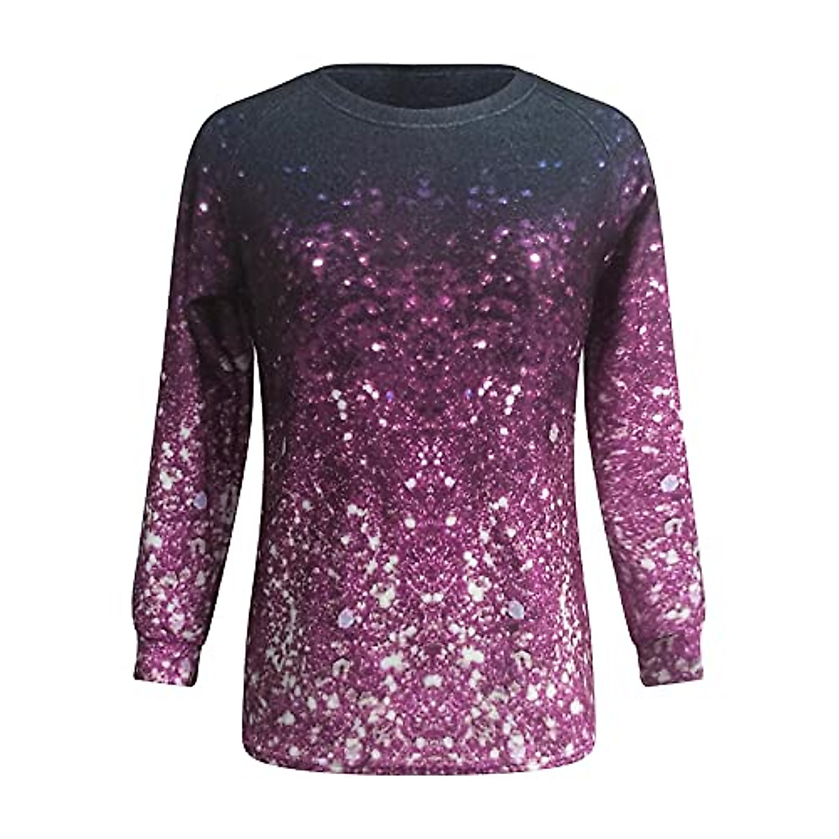 Women's Fall Fashion 2023 V Neck Long Sleeve Pullover Knitted Casual Sweater Tops Women's V Neck Puff Long Sleeve T Shirts Pleated Casual Loose Tunic Blouse