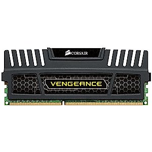 Corsair CMZ4GX3M1A1600C9 Vengeance 4GB (1x4GB) DDR3 1600 MHz (PC3 12800) Desktop Memory 1.5V