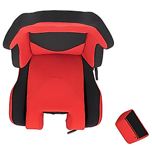 SimFab Flight Simulator Seat With Seat Base Cut Out For Fighter Stick Or Helicopter Collective, red