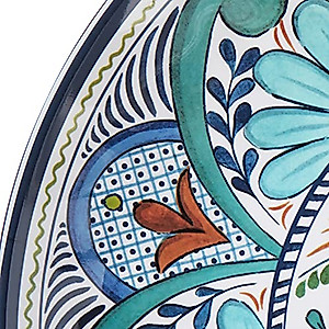 Certified International Talavera 14" Melamine Round Platter, Multicolor