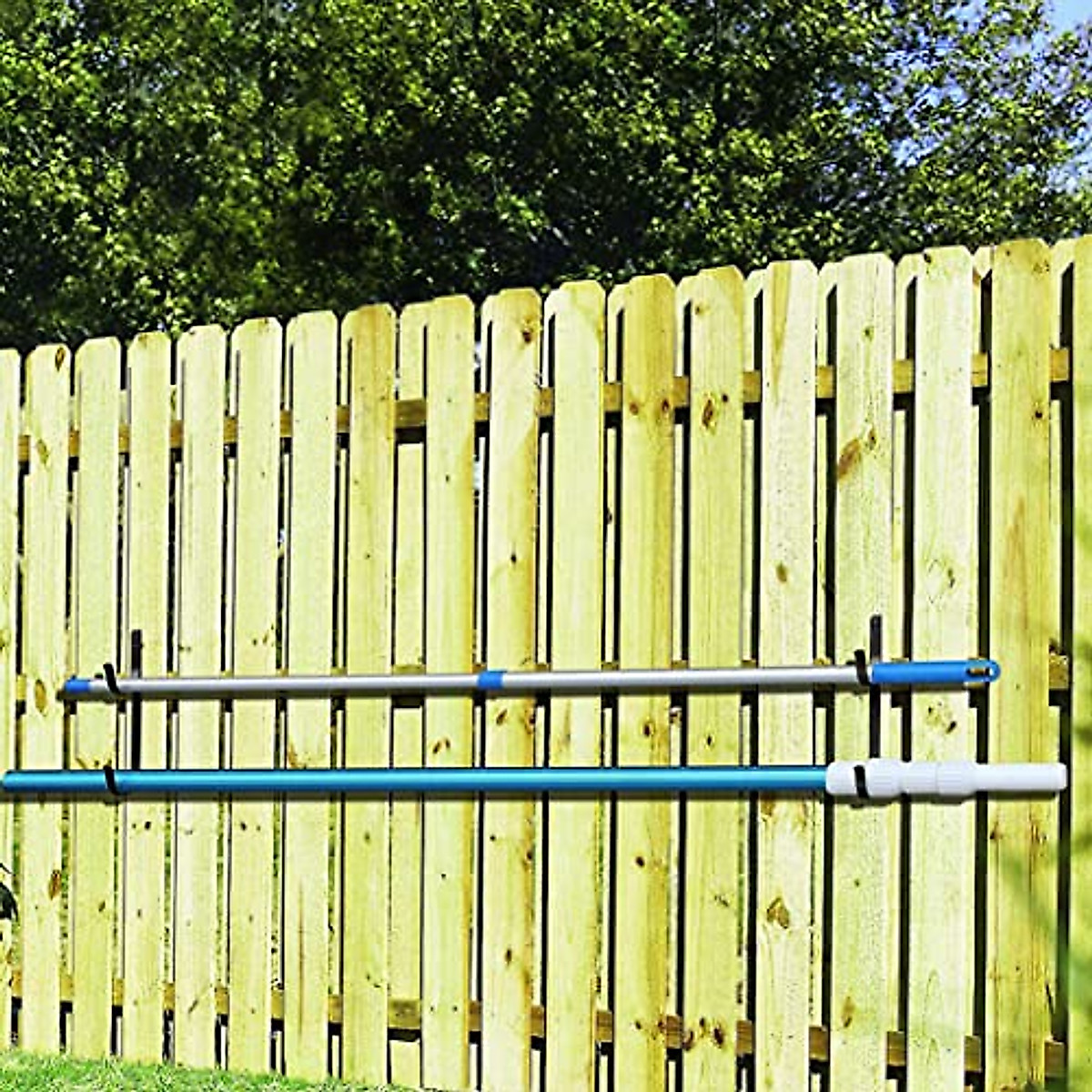 Pool Pole Hanger Aluminum Alloy Brushes Hooks Garden Tool Hooks ...