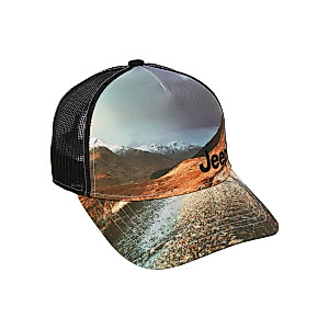 Jeep Premium Mojave Mountains View Hat Black