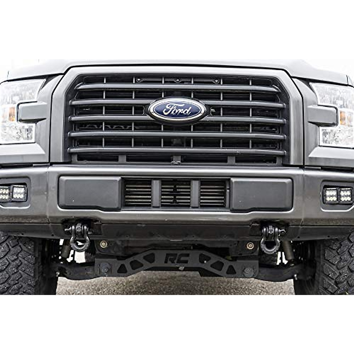 Rough Country Tow Hook Shackle Mount Kit for 2009-2020 Ford F-150 - RS158