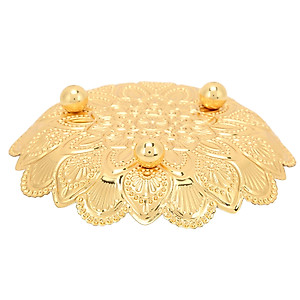 Tnfeeon Metal Fruit Basket, Chinese Gold Fruit Bowl Fruit and Vegetables Holder for Counters Kitchen Countertop Home Decor High end Look