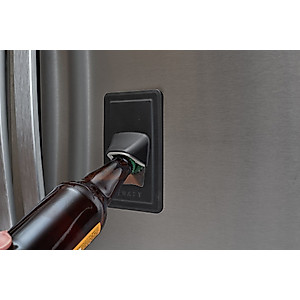 30 Watt CAPSKI | Silicone Portable Movable Man Cave Bottle Opener | No Screws or Glues | Grips Shiny Surface | Man Cave Gift